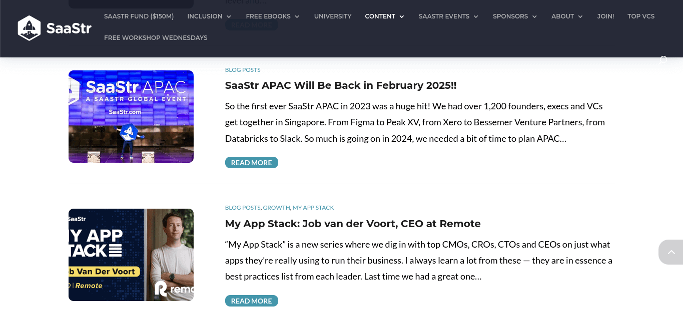 List of the World's Best SaaS Blogs | Clickstrike