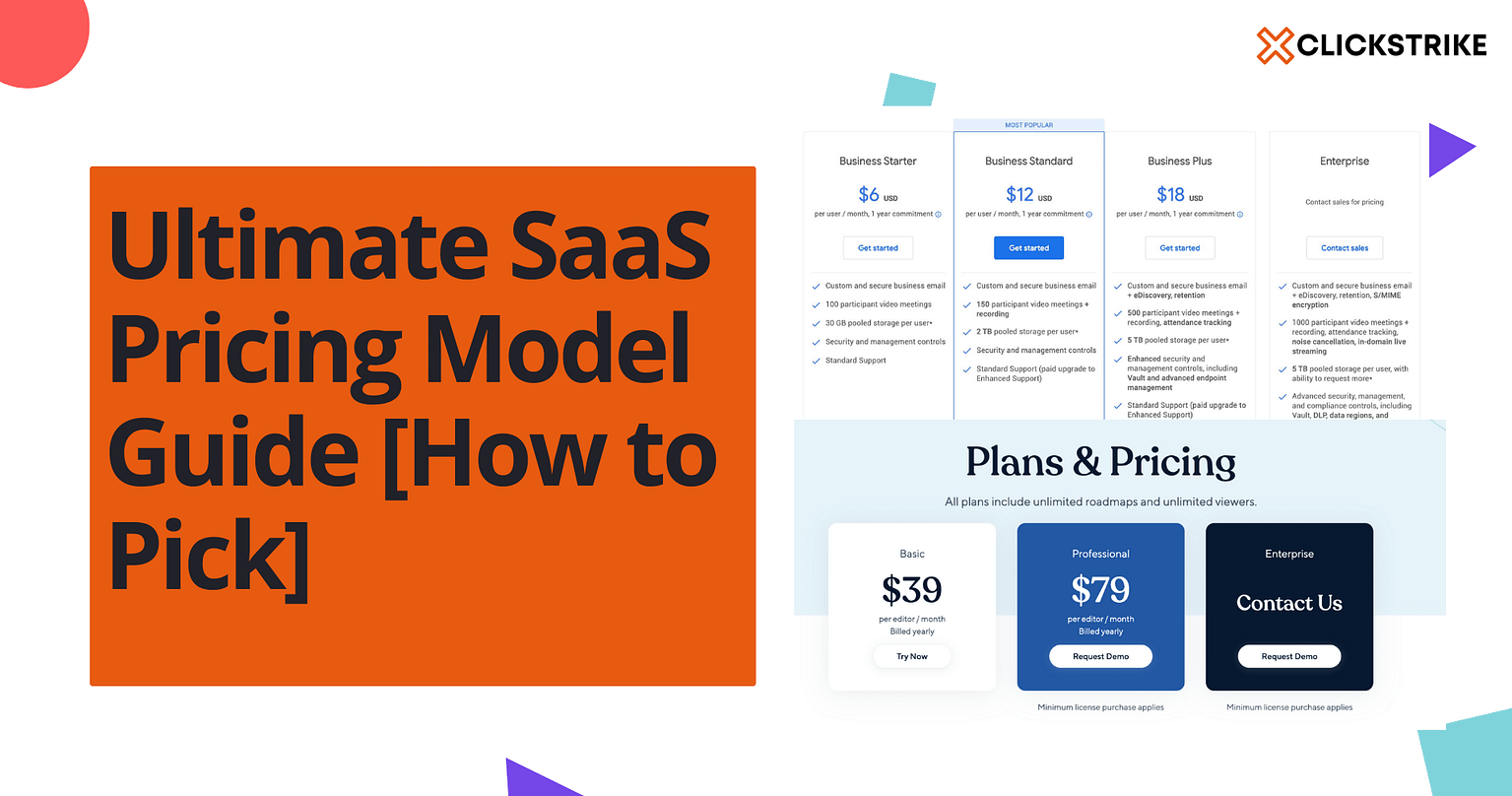 An In-Depth Guide to SaaS Model Pricing Strategies | Clickstrike