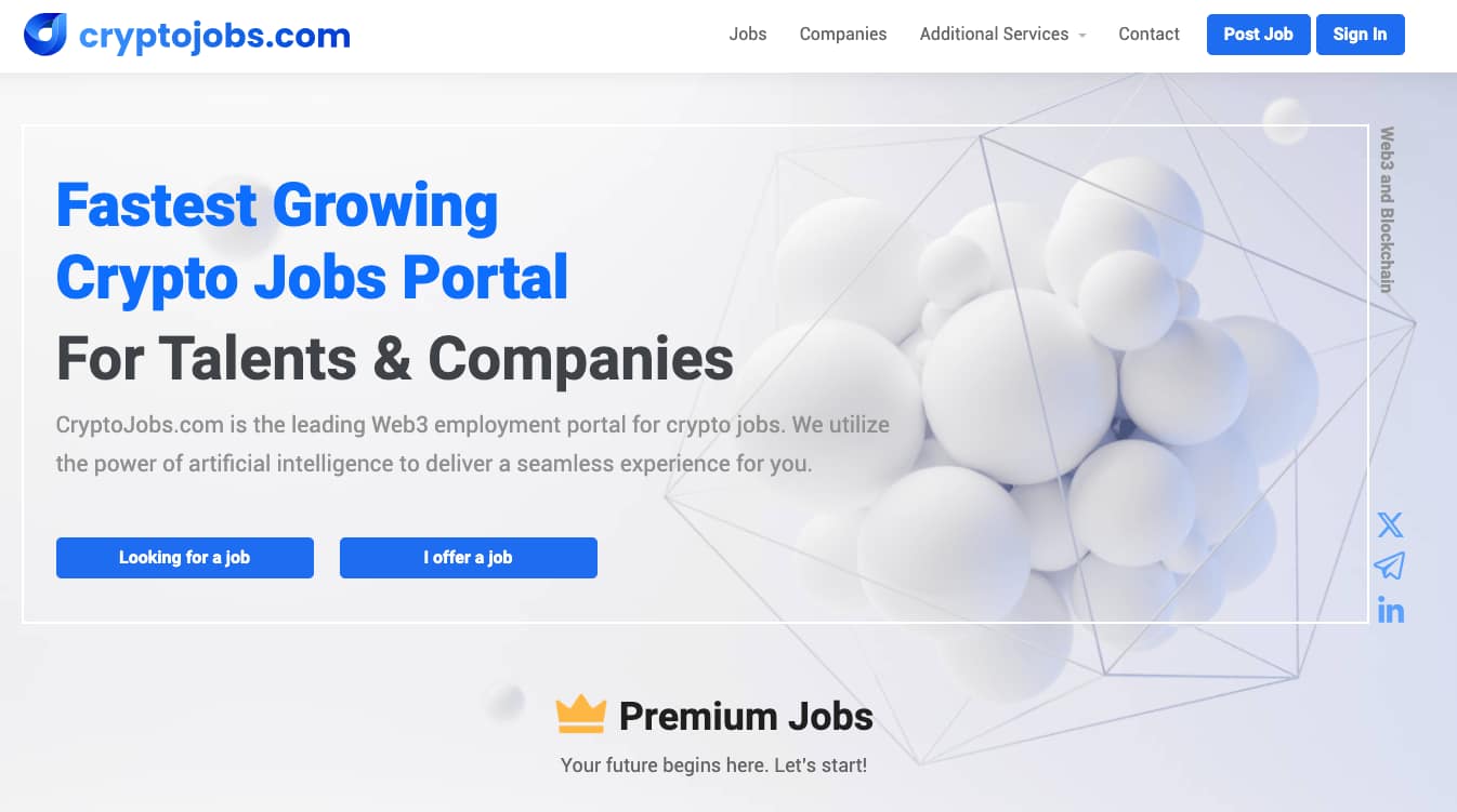 Top Web3 Job Boards & Opportunities - Crypto and Blockchain Jobs